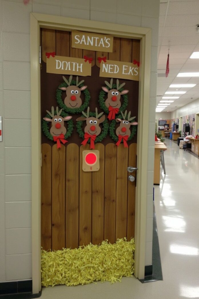 18 Best Christmas Classroom Door Ideas for Festive Fun - Trimmed Roots
