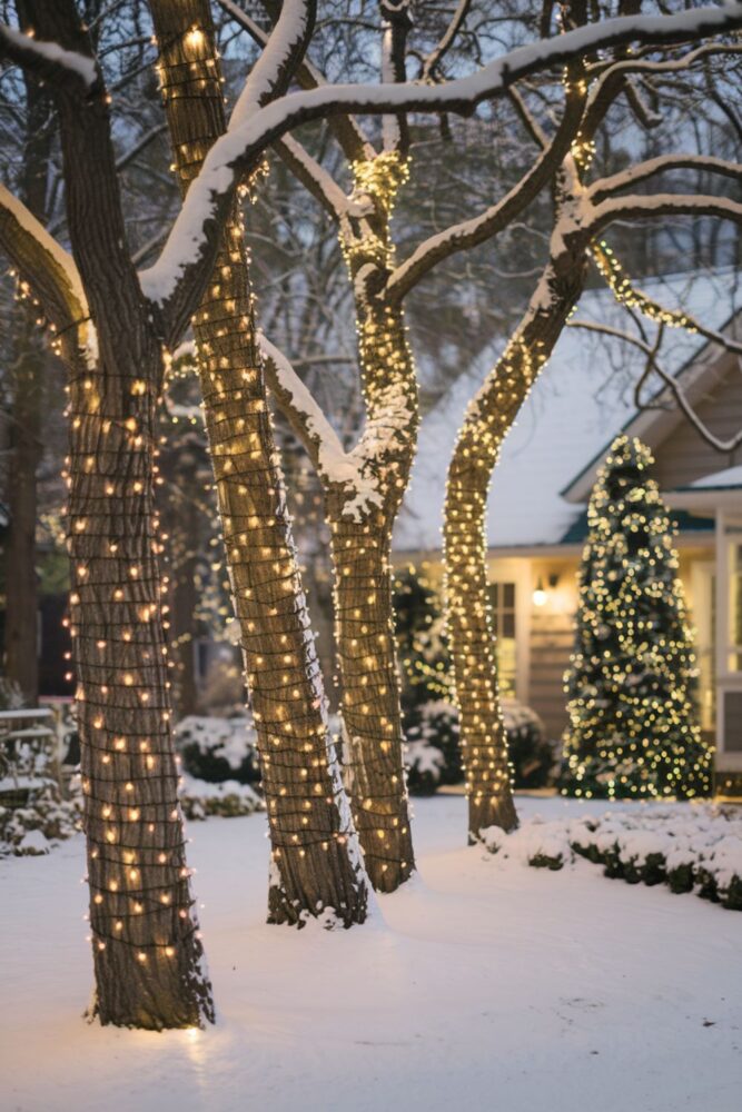 25 Outdoor Christmas Light Ideas to Create a Warm and Festive Glow ...