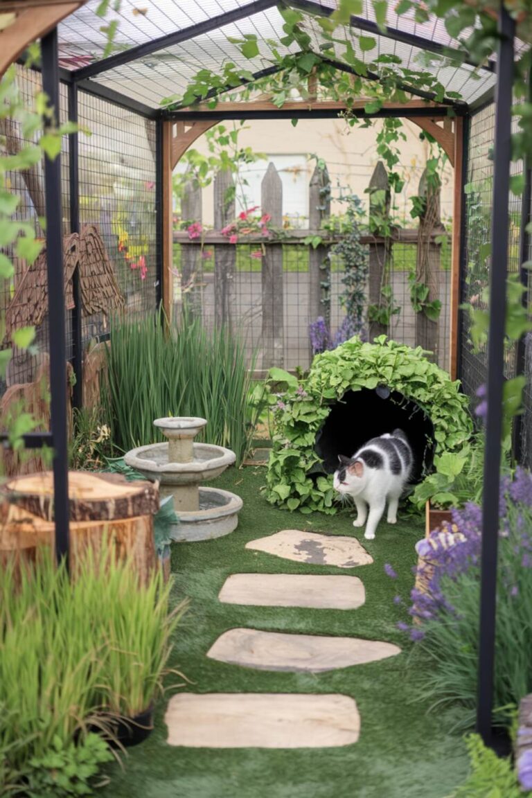 18 Purr-fect Catio Ideas That Work in Any Home - Trimmed Roots