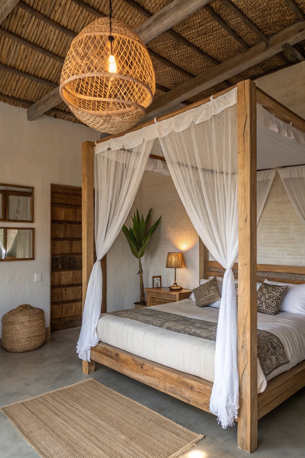 27 Earthy Bedroom Ideas That Bring Nature's Comfort Home - Trimmed Roots