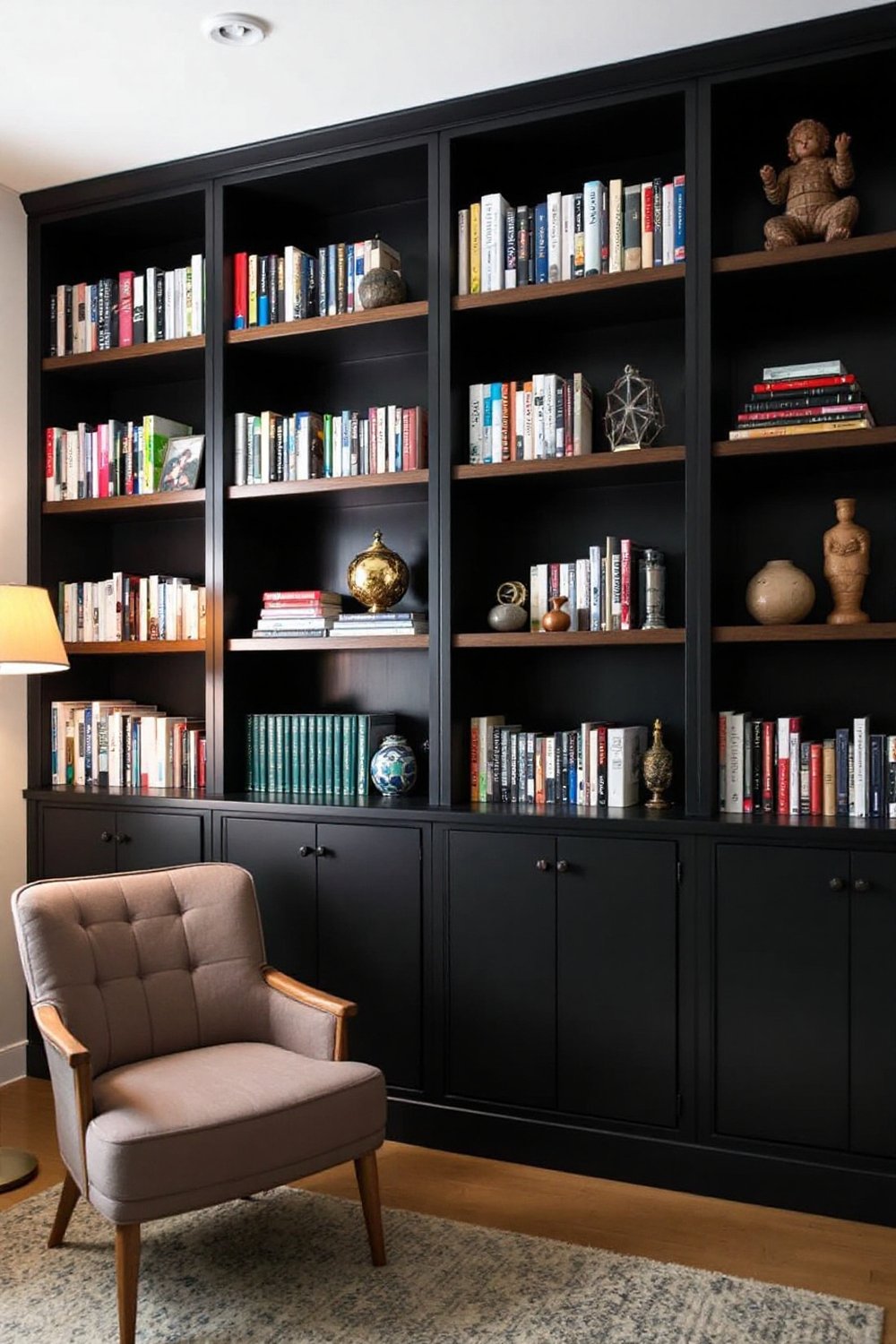27 Black Accent Wall Ideas That Instantly Elevate Your Space - Trimmed ...